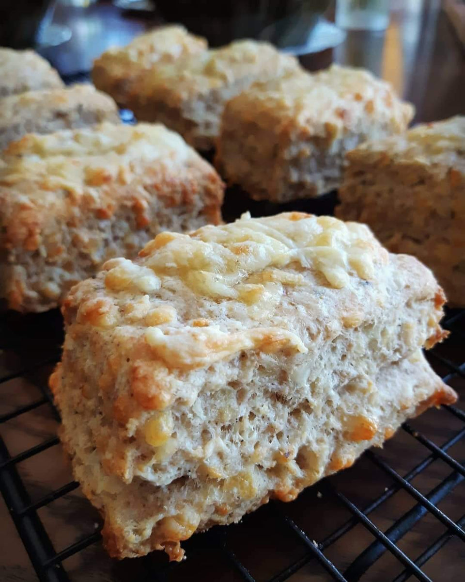 Cheddar and Chive Buttermilk Sourdough Biscuits – Relish Cooking Studio