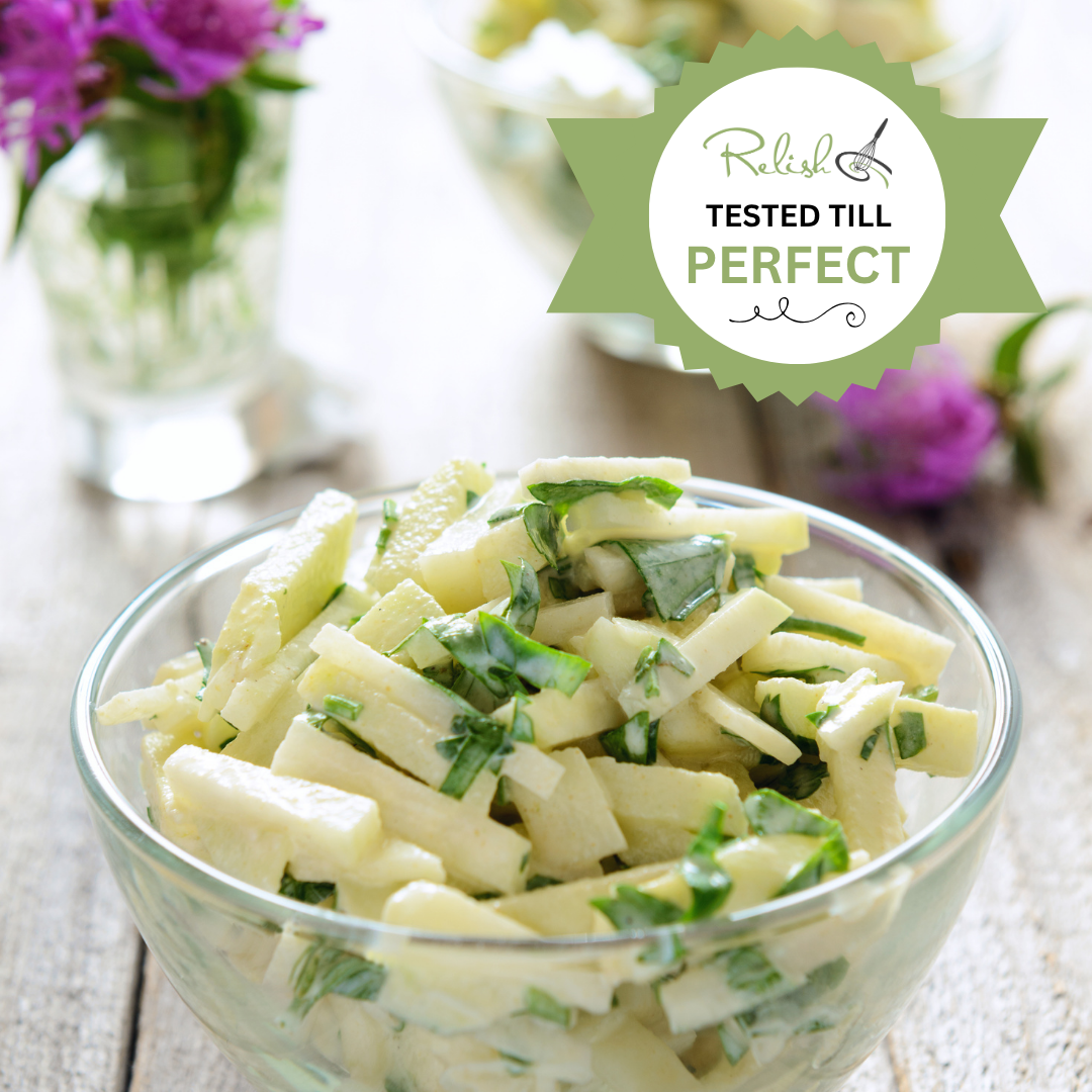 Kohlrabi Salad with Fresh Mint – Relish Cooking Studio