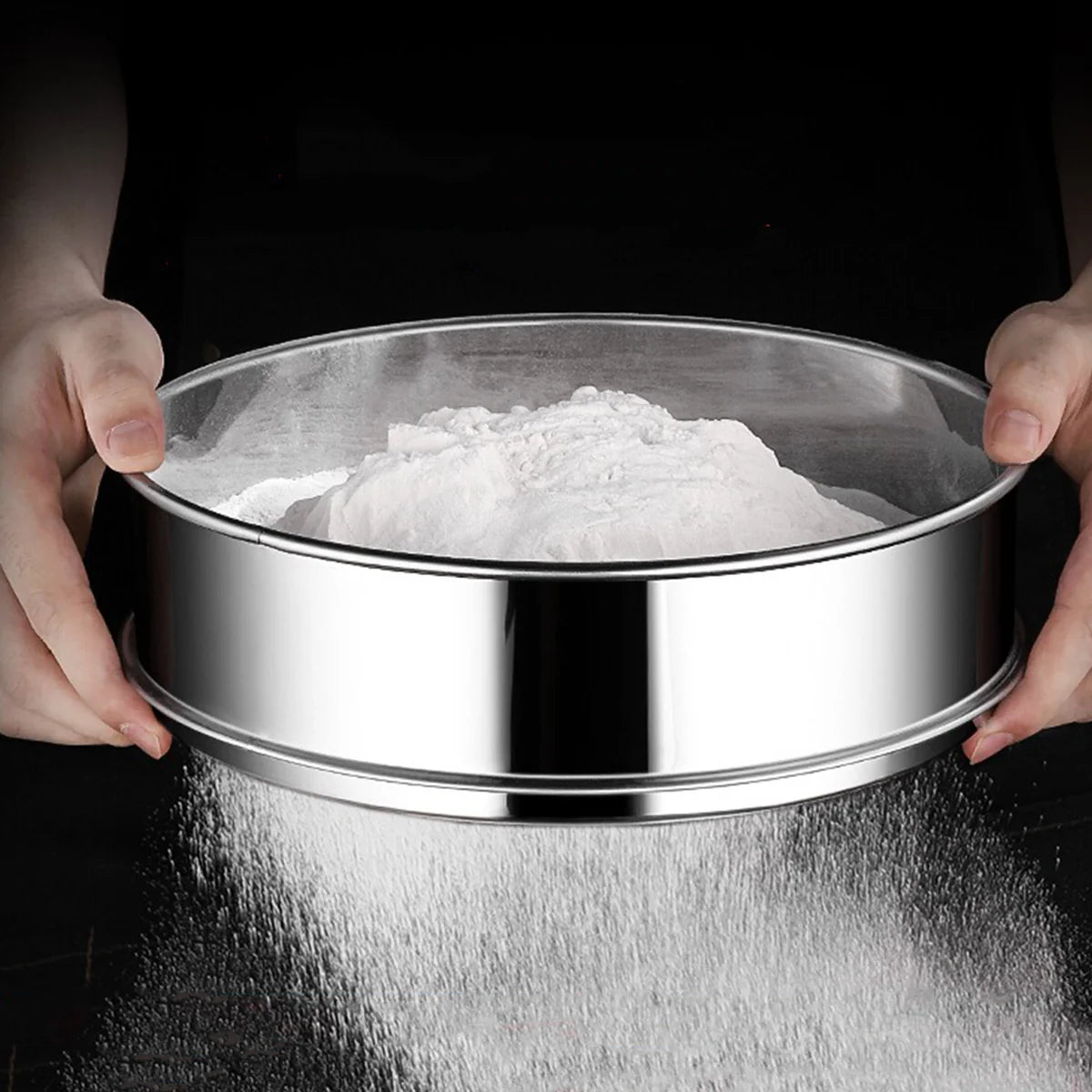 Sara Stainless Steel Round Sifter – Relish Cooking Studio