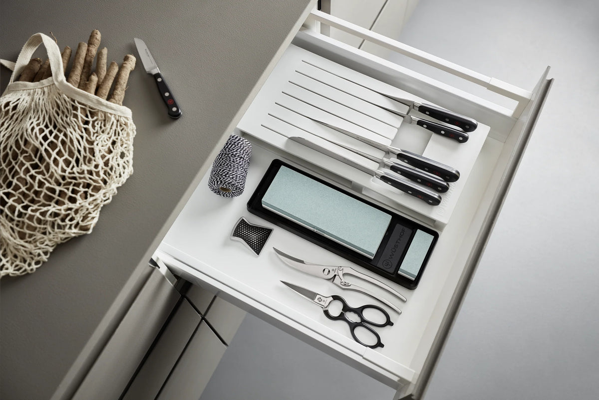 Wusthof 7 Slot White In-Drawer Knife Tray – Relish Cooking Studio