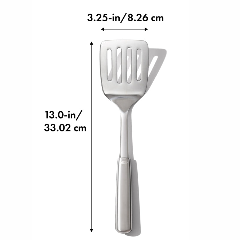 OXO Steel Slotted Turner – Relish Cooking Studio